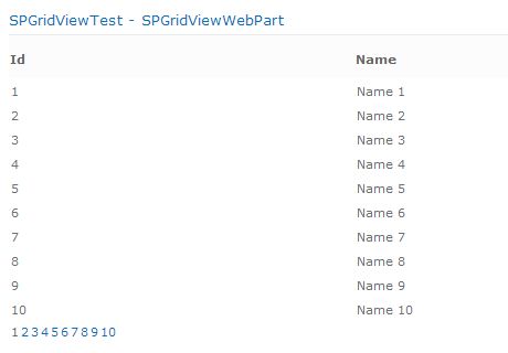 SPGridView and Pagination in SharePoint